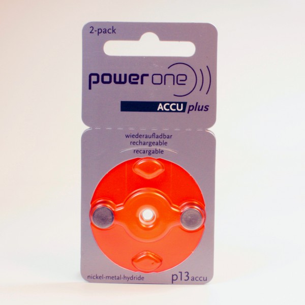 Powerone p13 ACCUplus Hörgeräte Akku